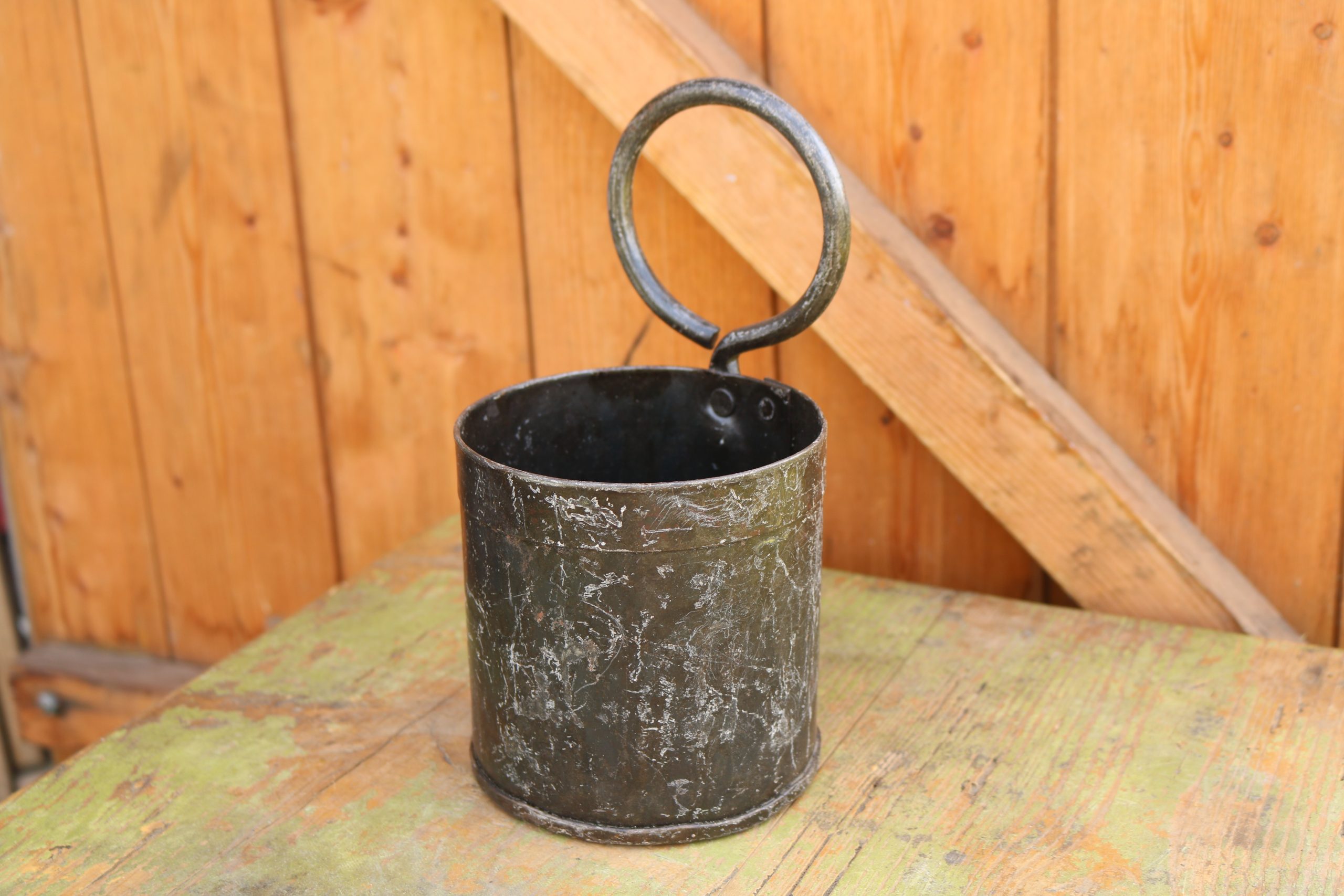 Metal Ring Pot – Orchard Garden Antiques