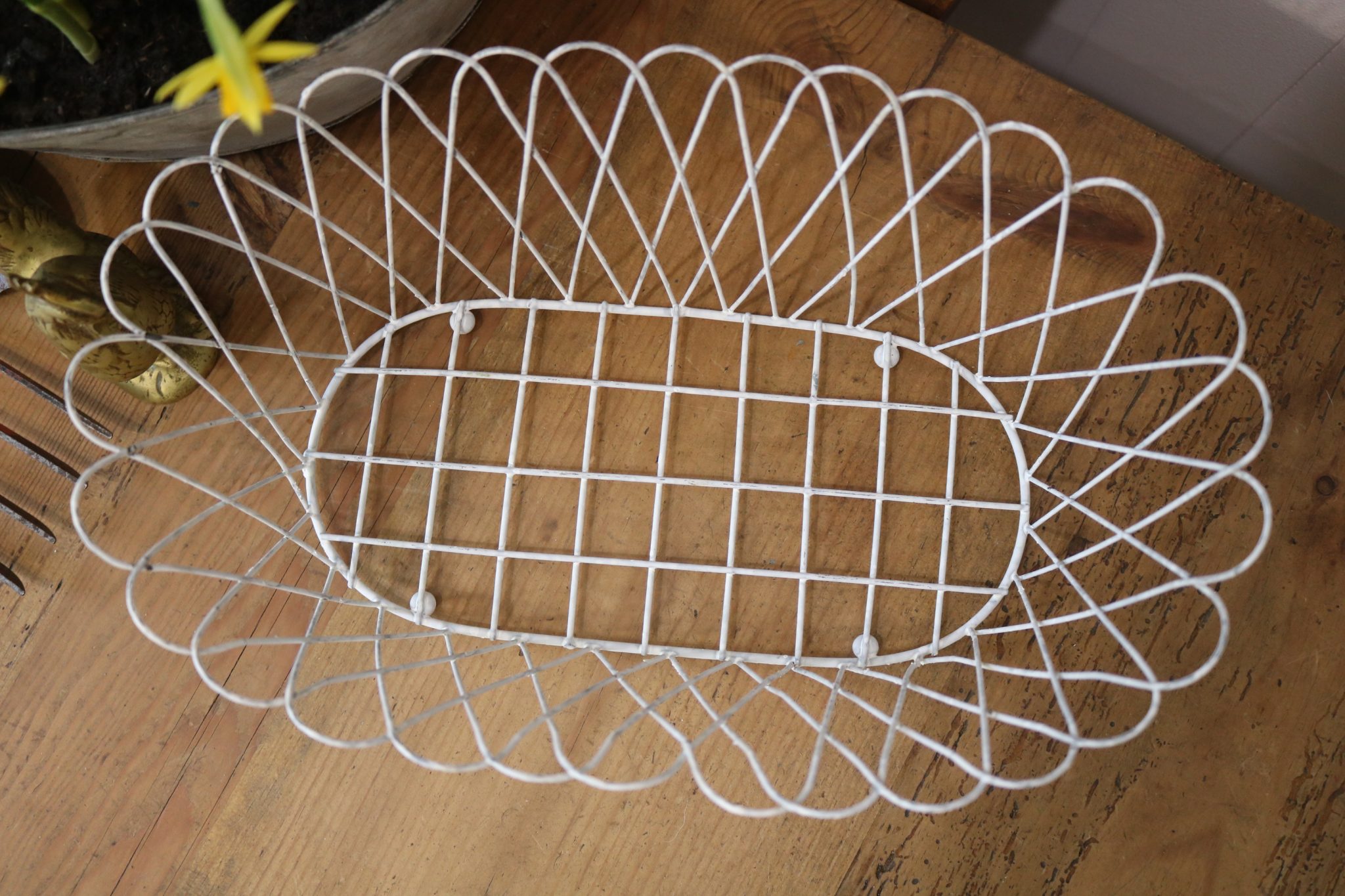 Wire Planter - Double - Orchard Garden Antiques