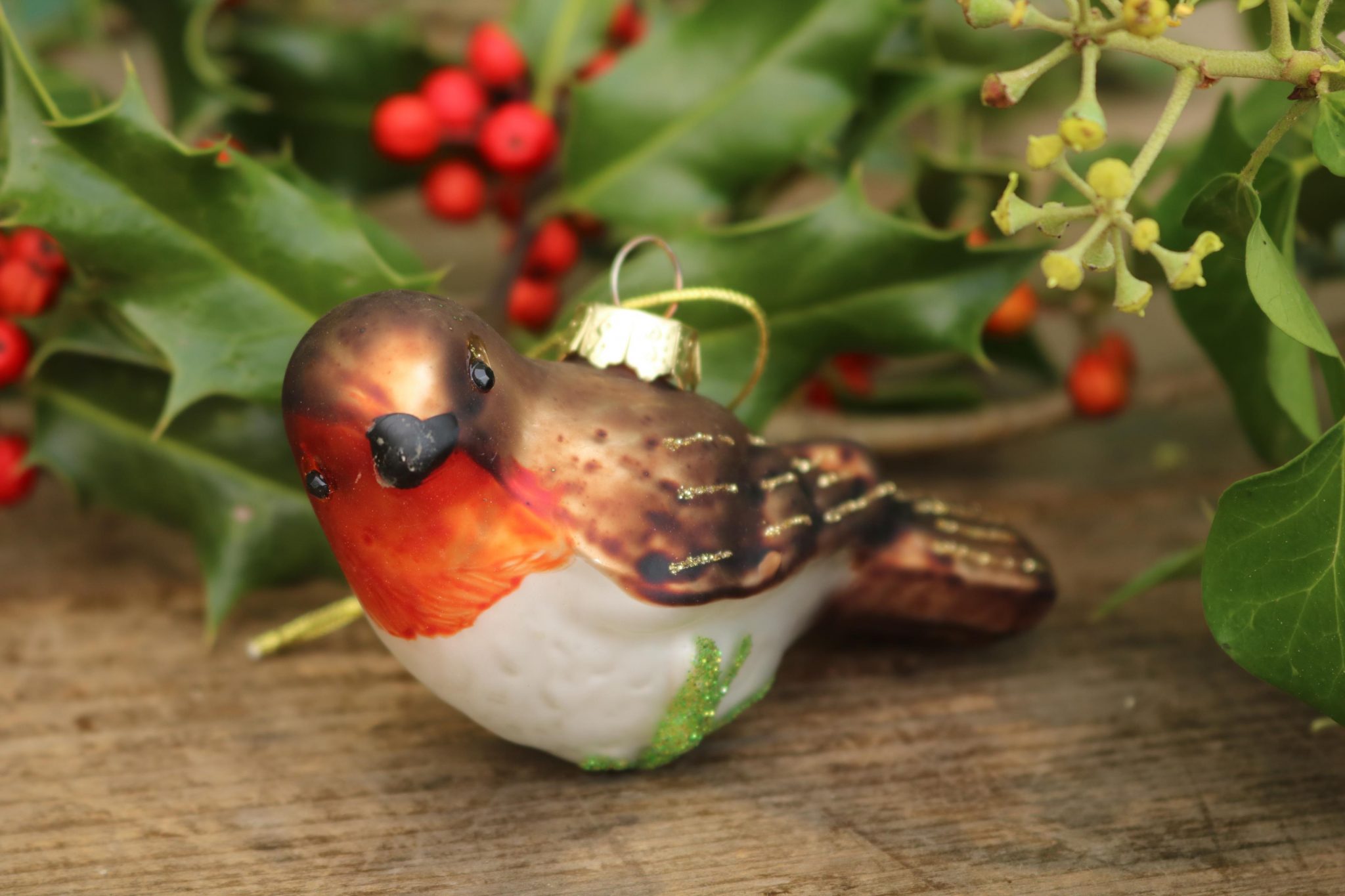 Robin Tree Decoration - Orchard Garden Antiques